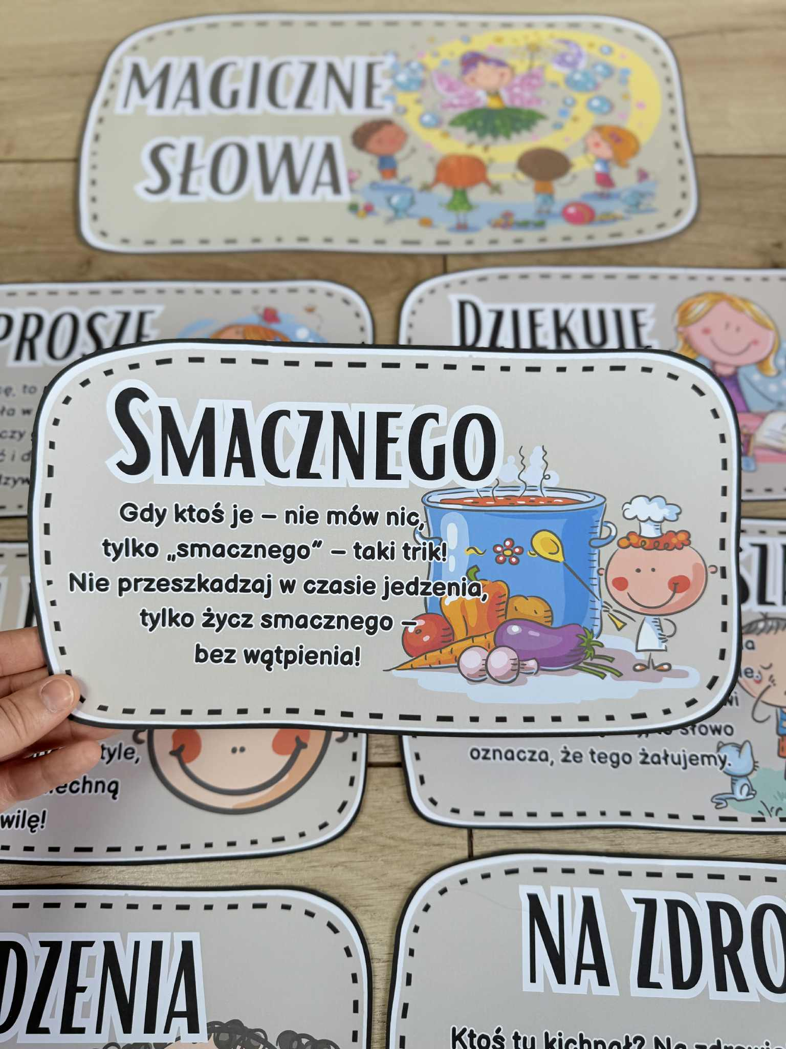 Magiczne Słowa - Tabliczki - Sklep internetowy Kraina Nauczyciela