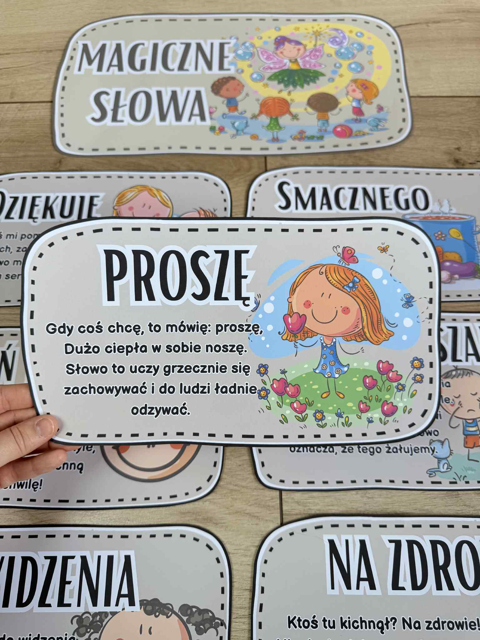 Magiczne Słowa - Tabliczki - Sklep internetowy Kraina Nauczyciela