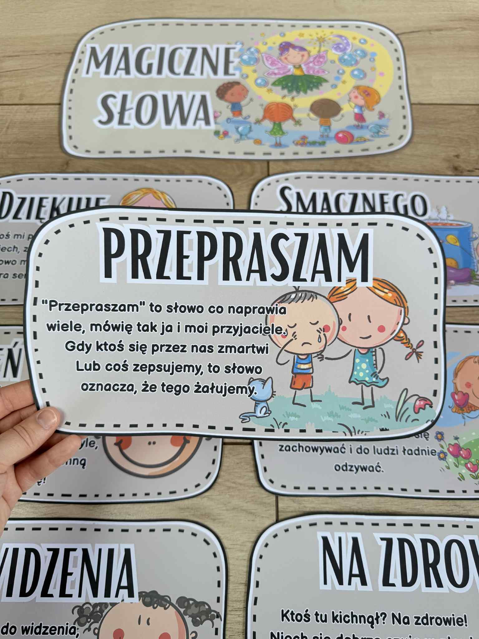 Magiczne Słowa - Tabliczki - Sklep internetowy Kraina Nauczyciela
