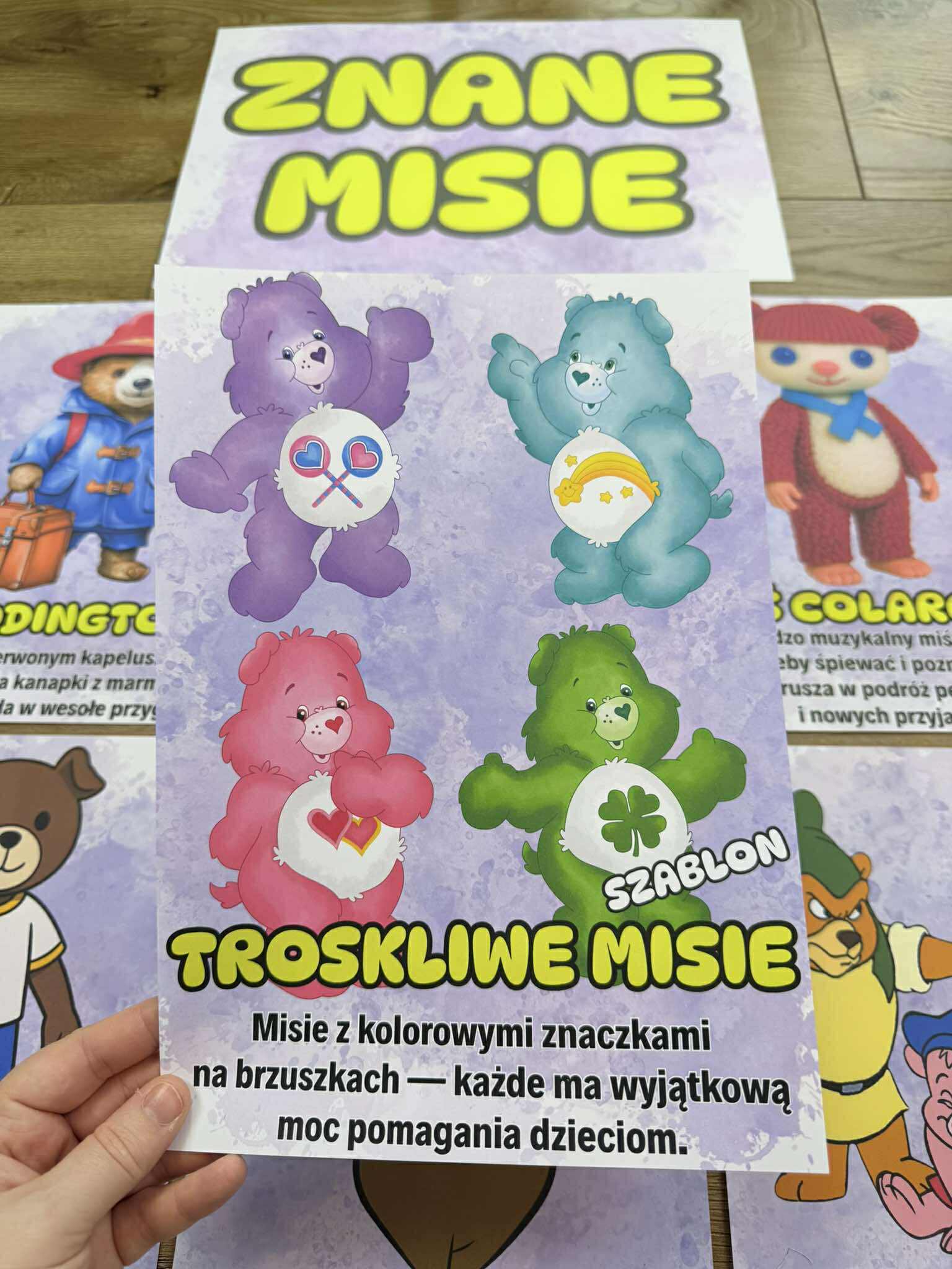 Dzień Pluszowego Misia- Znane Misie - Plansze Kolorowe - Sklep ...
